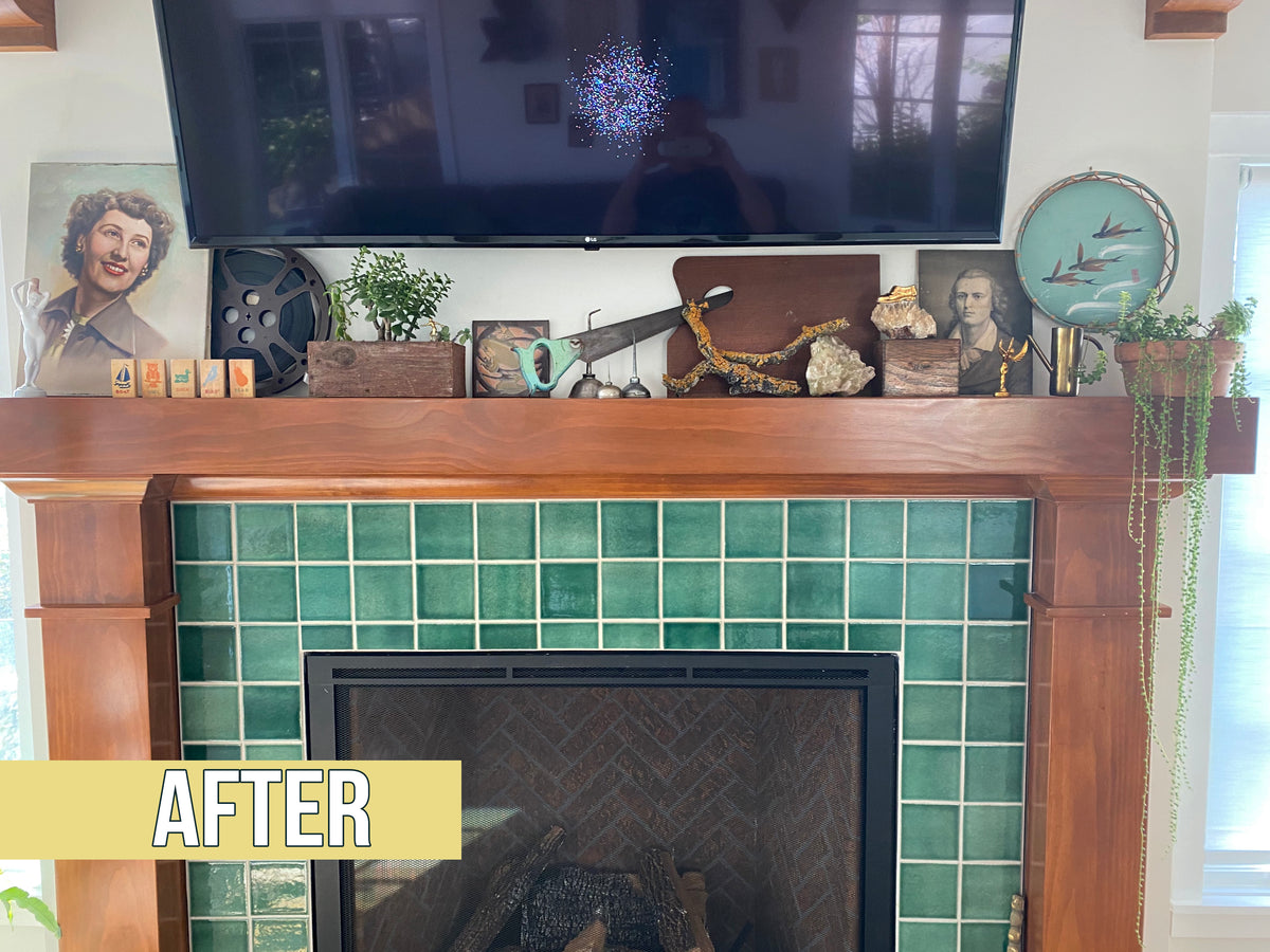 MANTLE MAKEOVER - From sooty to superb in a few easy steps! – Foursided