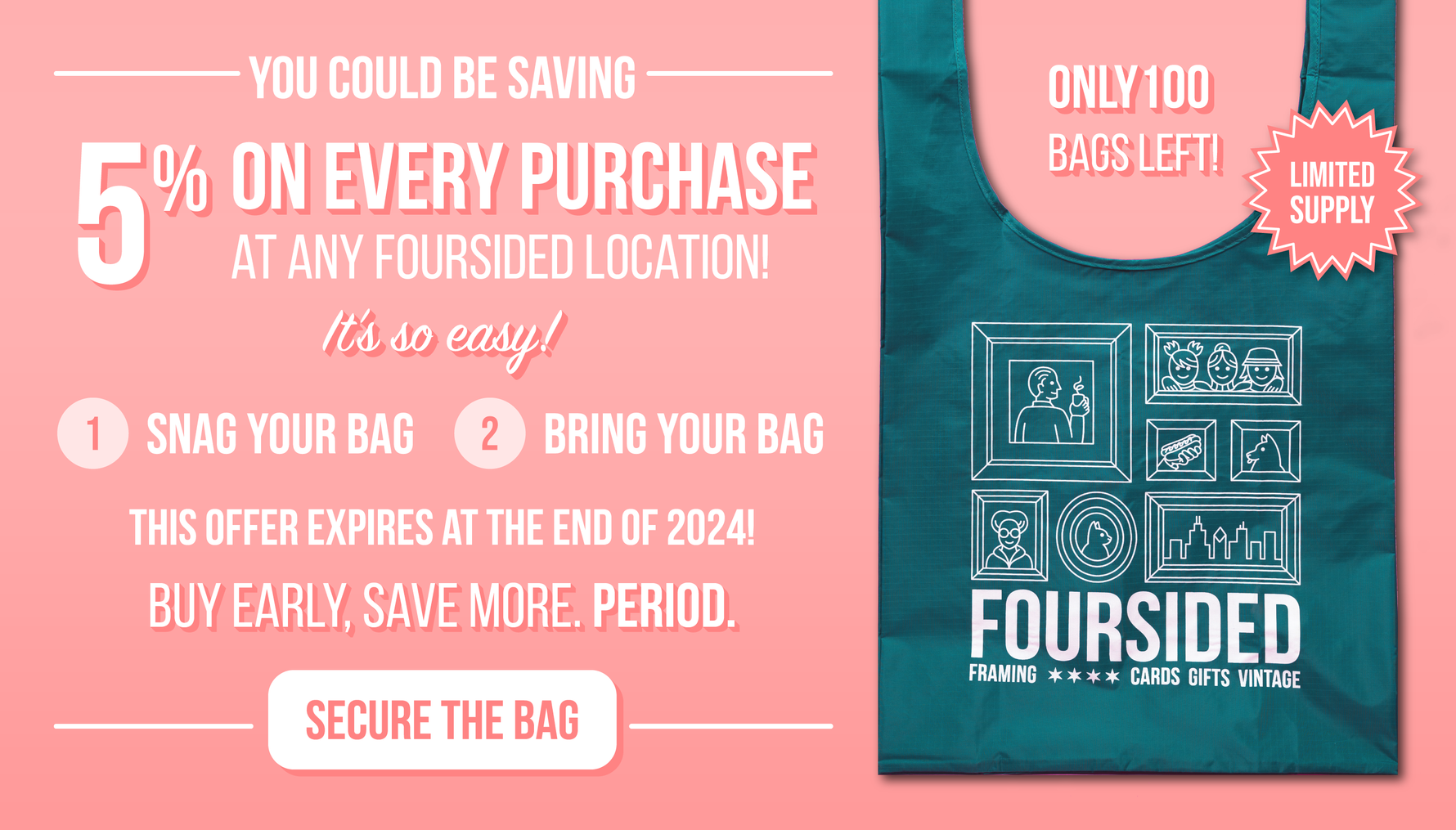 Foursided | Custom Framing, Vintage, Cards & Gifts