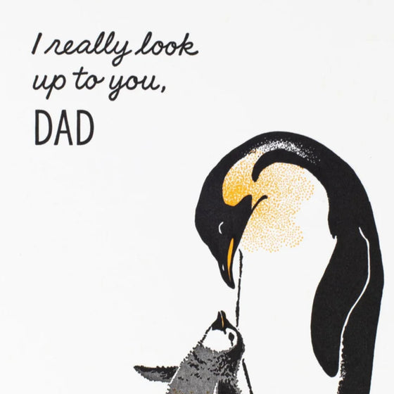 Emperor Penguins Dad Card – Foursided