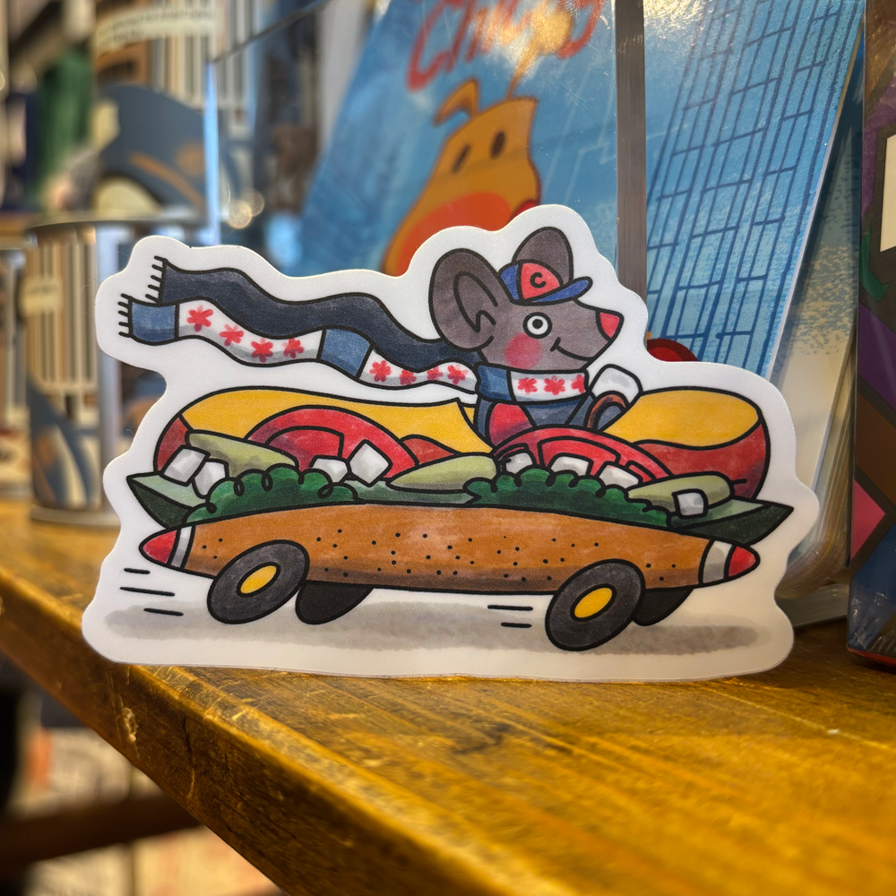 Chicago Richard Scarry Rat Sticker – Foursided