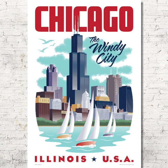 Chicago Wall Art and Chicago Prints - Home Decor – Foursided